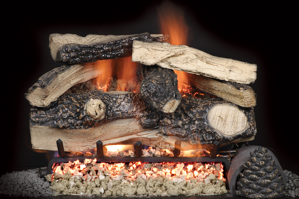 Split Rustic Oak – American Gas Log